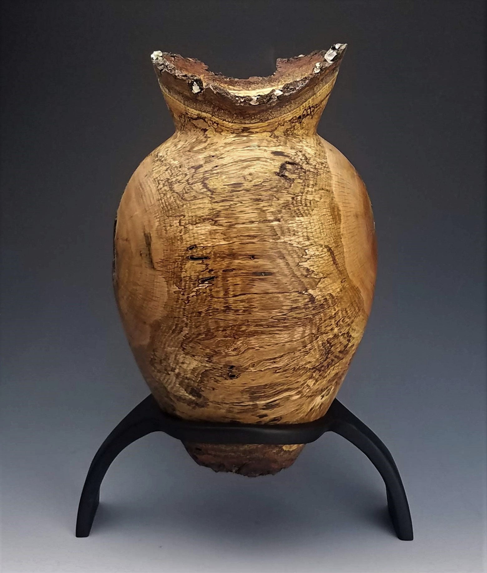 A Natural Classic Wood Vase Natural Edge Live Edge - Etsy