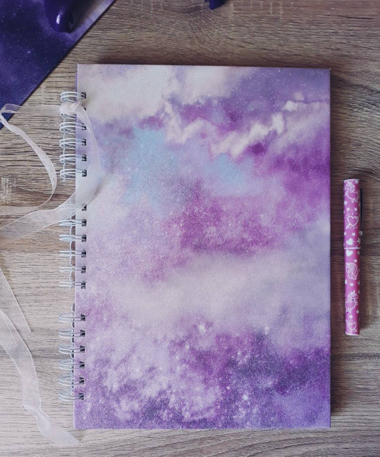 Handmade made to order galaxy themed notebooks can be | Etsy