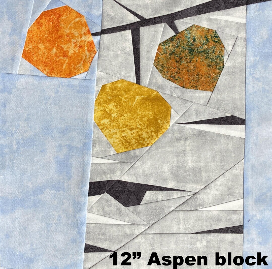 Aspen DIGITAL Quilt Block Pattern - Etsy