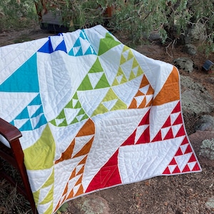 Triangulous Quilt Digital Pattern - Etsy