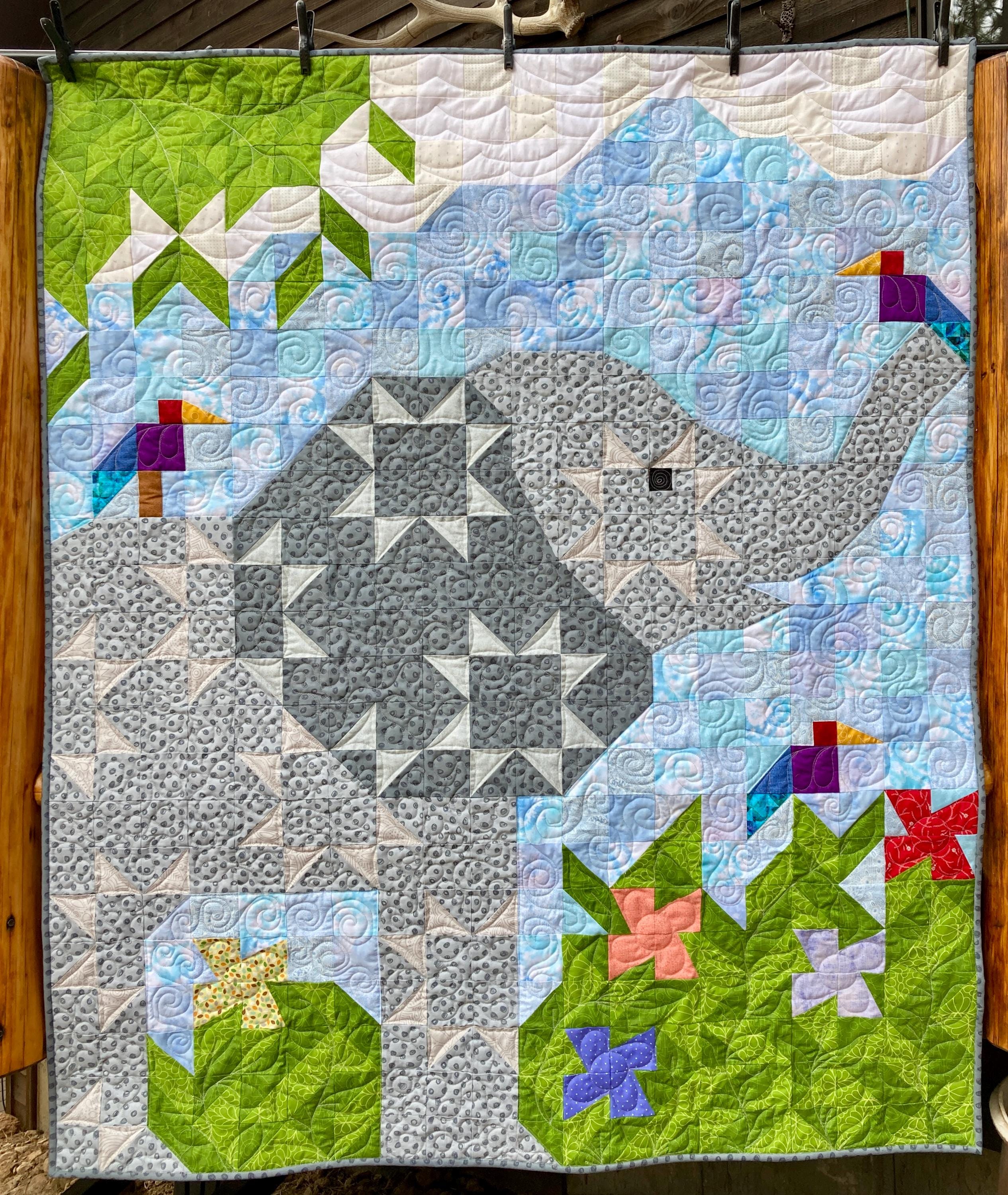 Eli the Elephant DIGITAL Quilt Pattern - Etsy