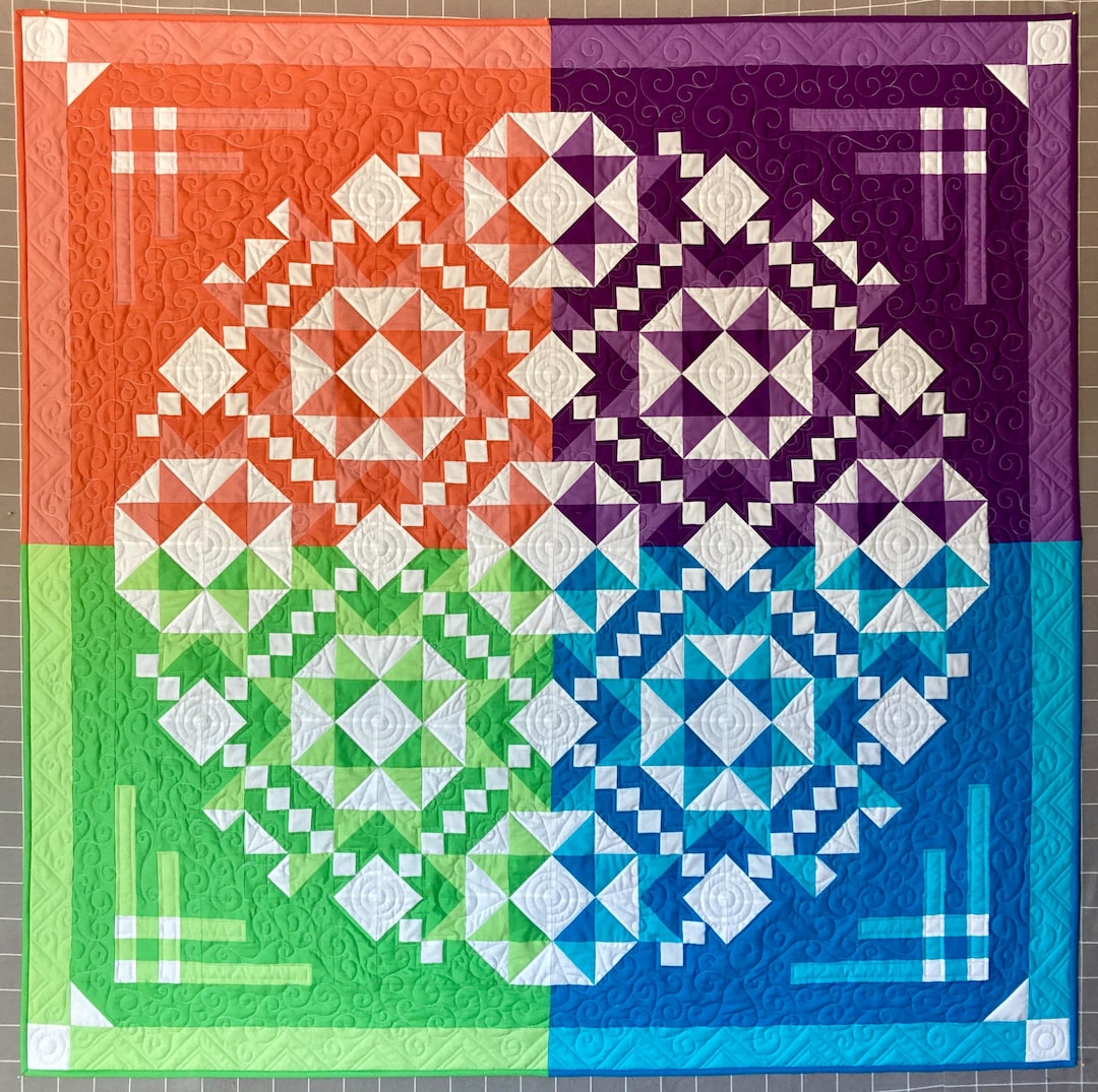 Gemstones DIGITAL Quilt Pattern - Etsy