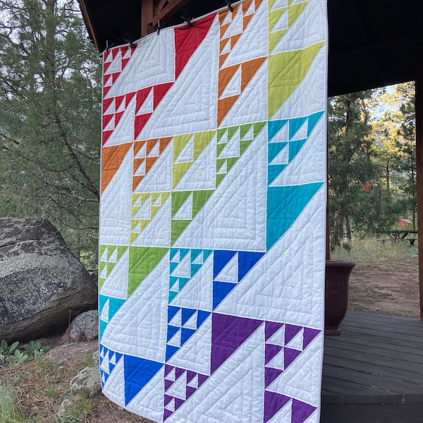 Triangle Quilt Pattern - Etsy
