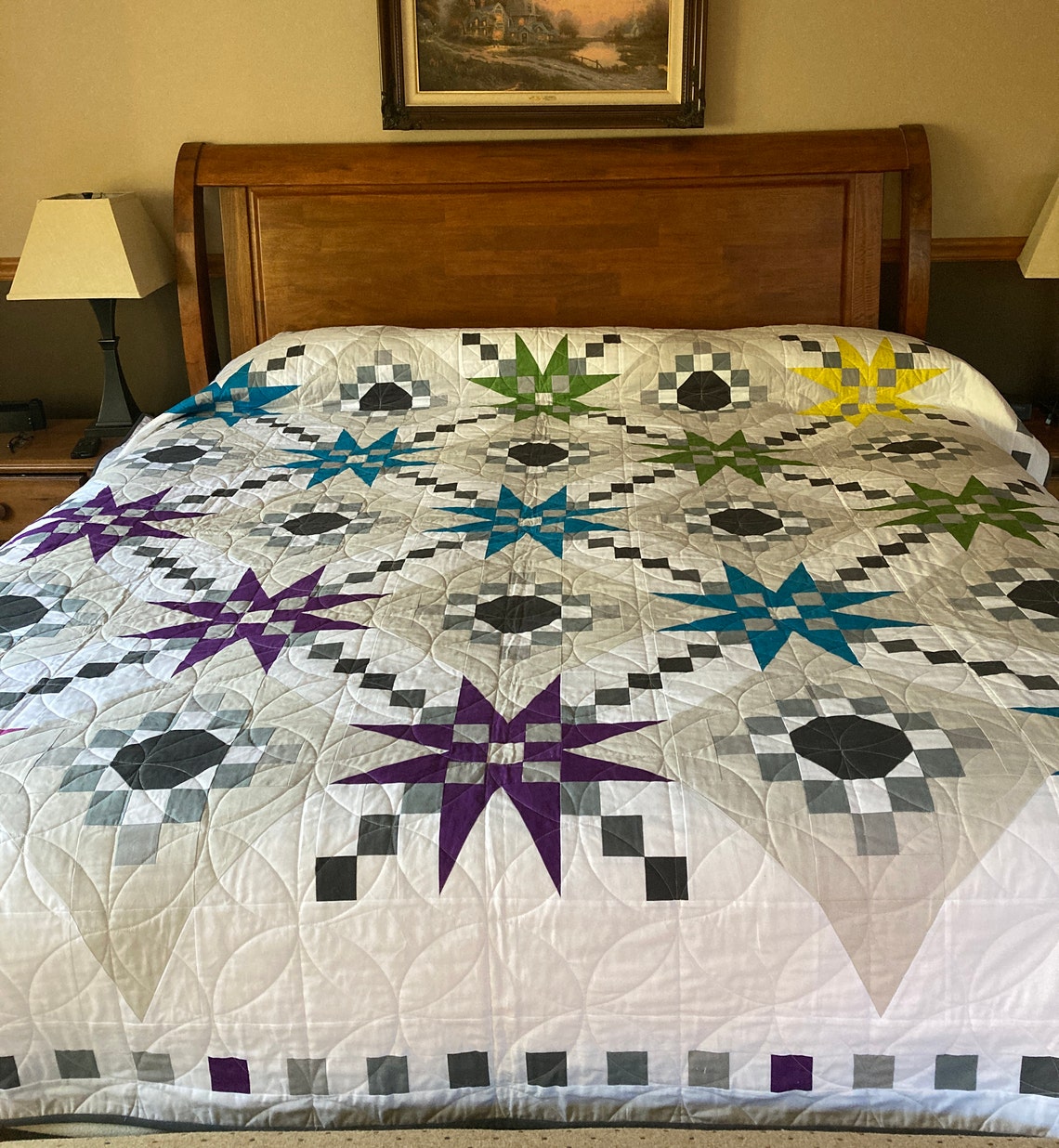 5 Shades of Gray Digital Quilt Pattern and Videos - Etsy