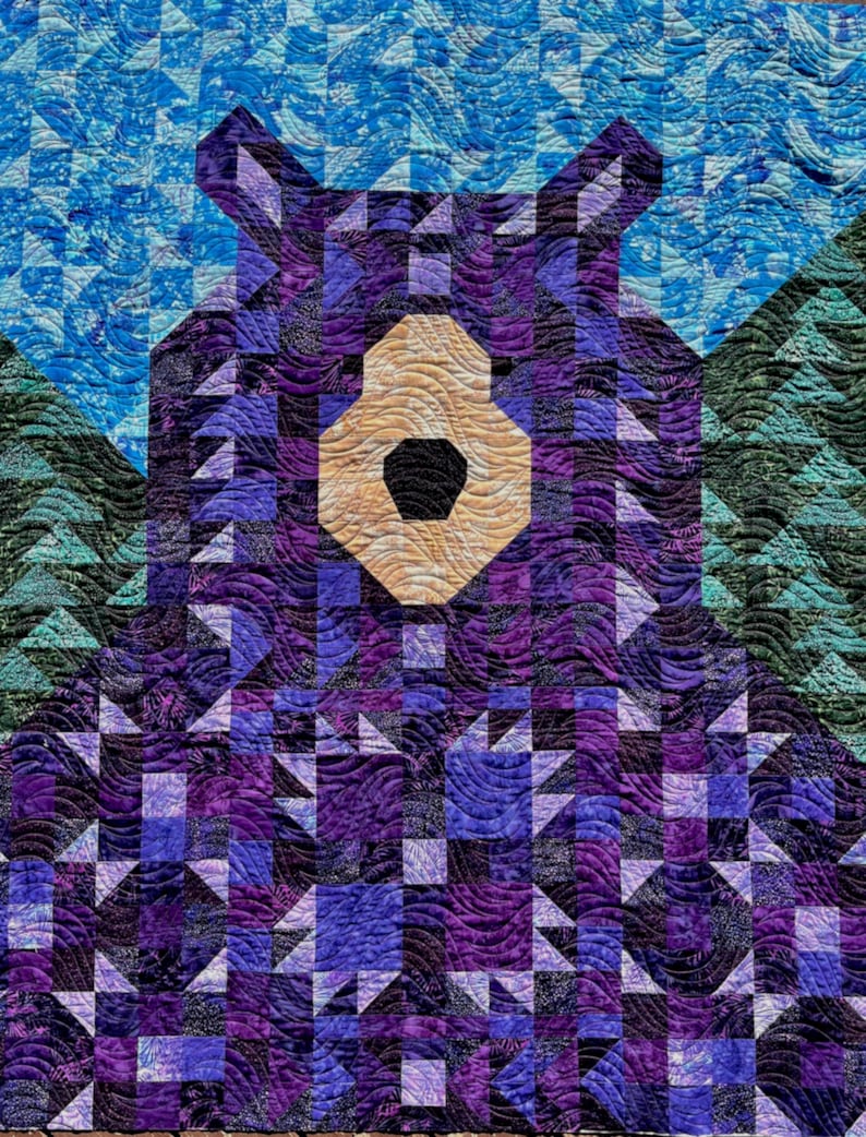 Bear Hug Quilt Pattern: Beginner Friendly (digital Download) - Etsy