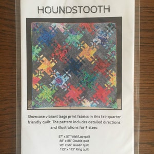 Houndstooth Quilt Pattern PDF - Etsy