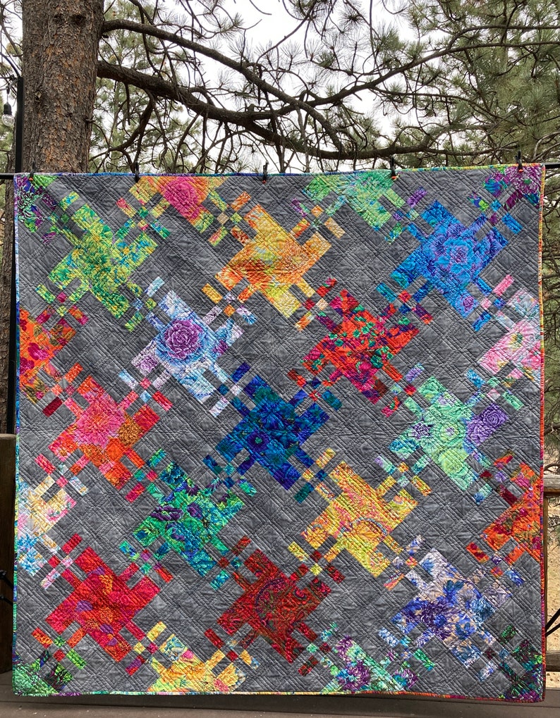 Houndstooth Quilt Pattern PDF - Etsy