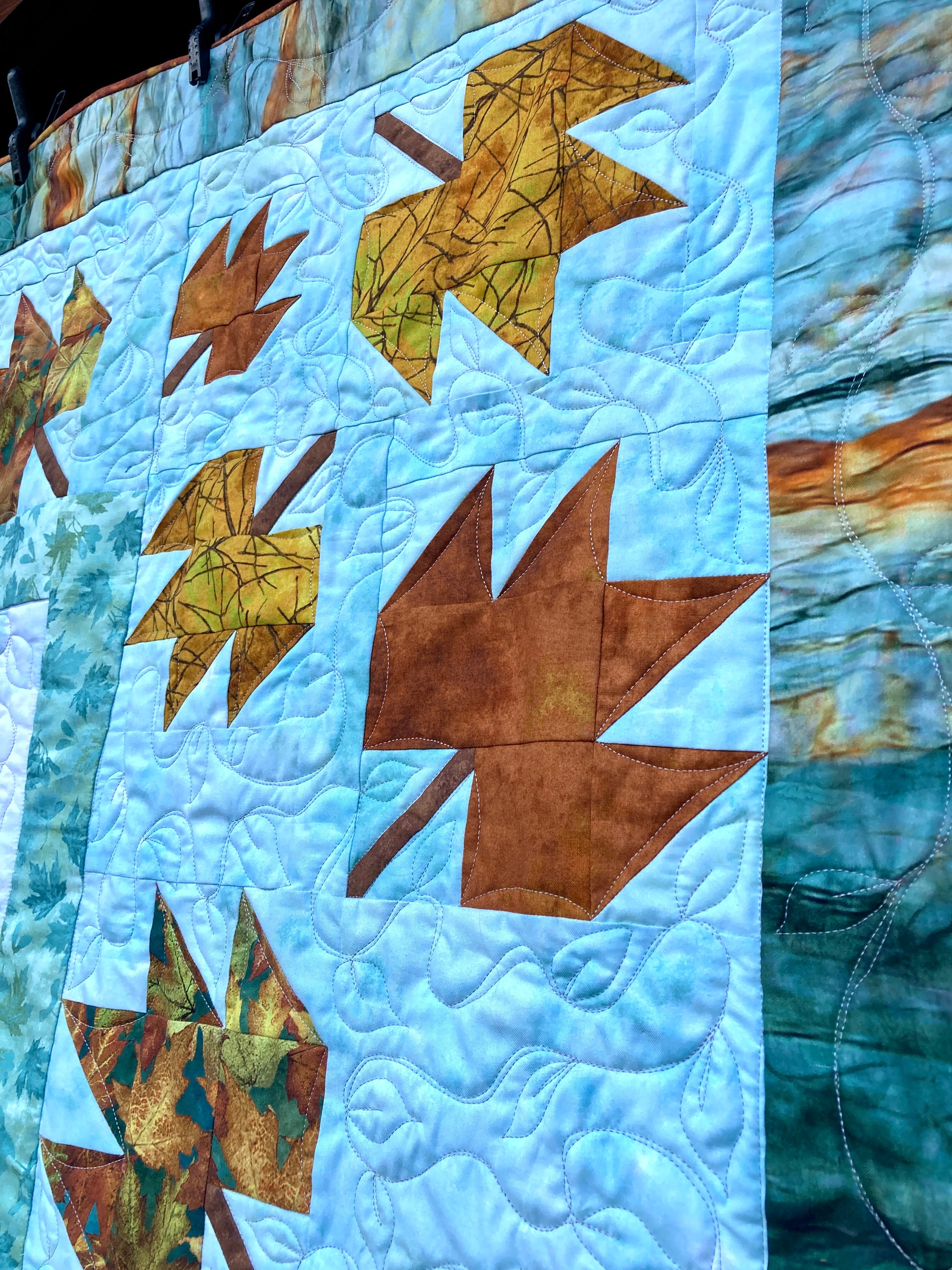 Falling Leaves DIGITAL Quilt Pattern - Etsy