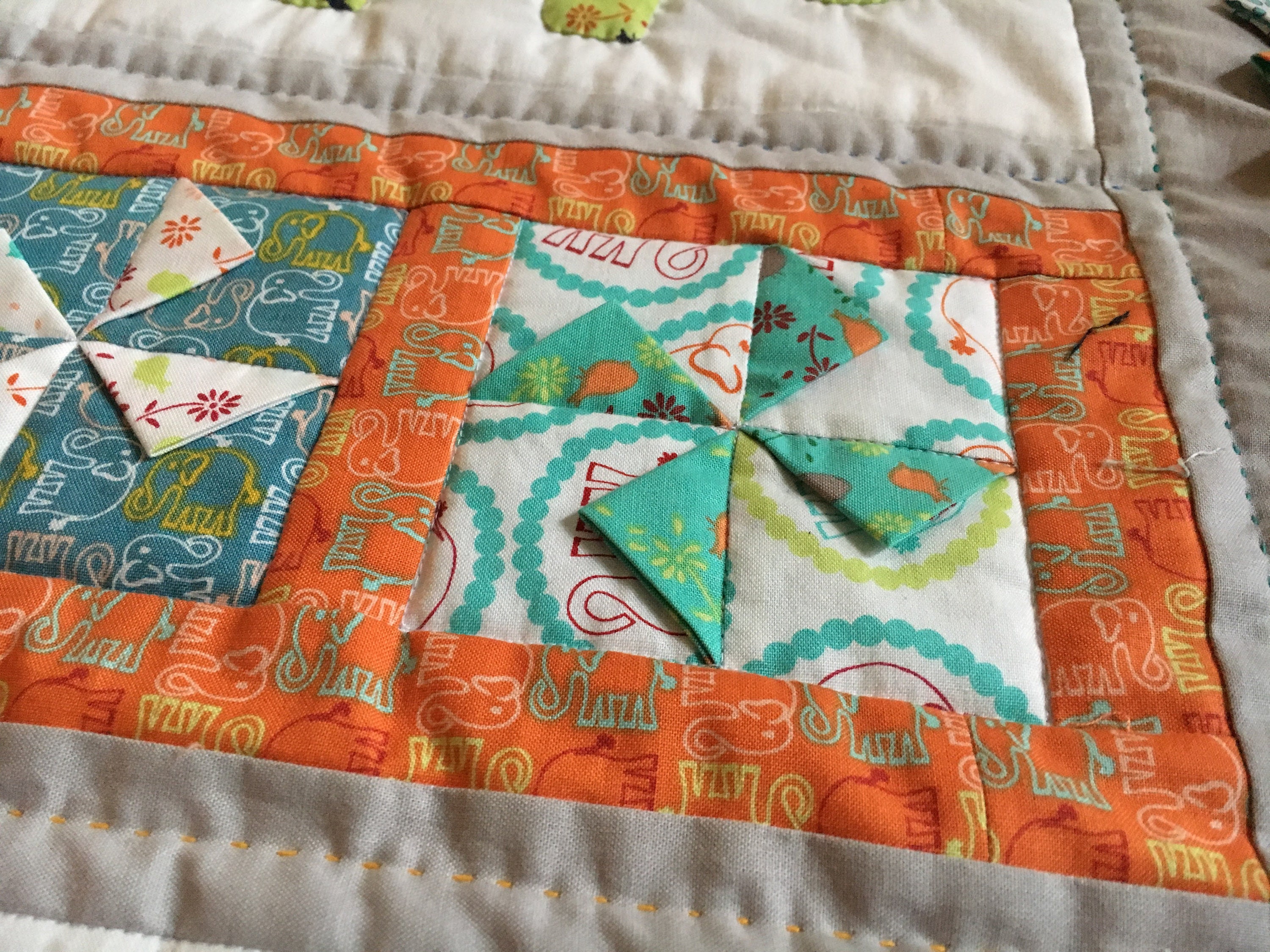 Baby Elephant Walk Quilt Pattern PDF | Etsy Australia