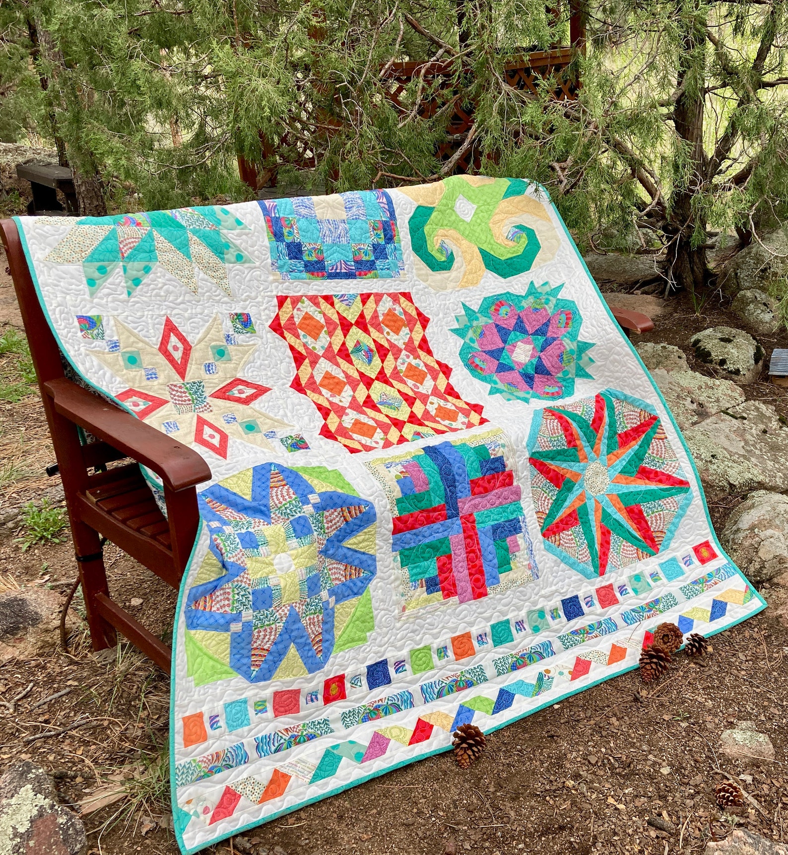 BOOGIE WOOGIE Digital Quilt Pattern - Etsy