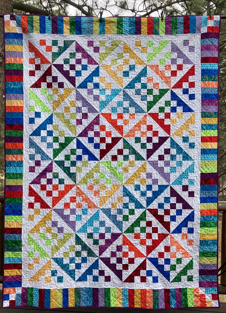 Sunshine and Shadows DIGITAL Quilt Pattern - Etsy