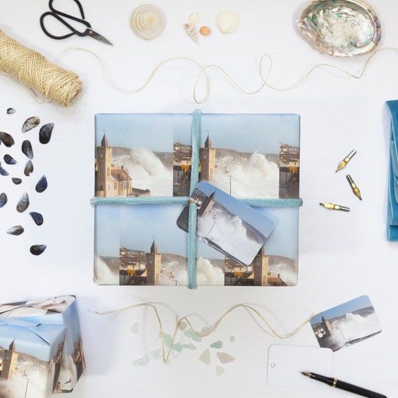 Cornish Wrapping Paper Hurricane Ophelia Arrives in - Etsy