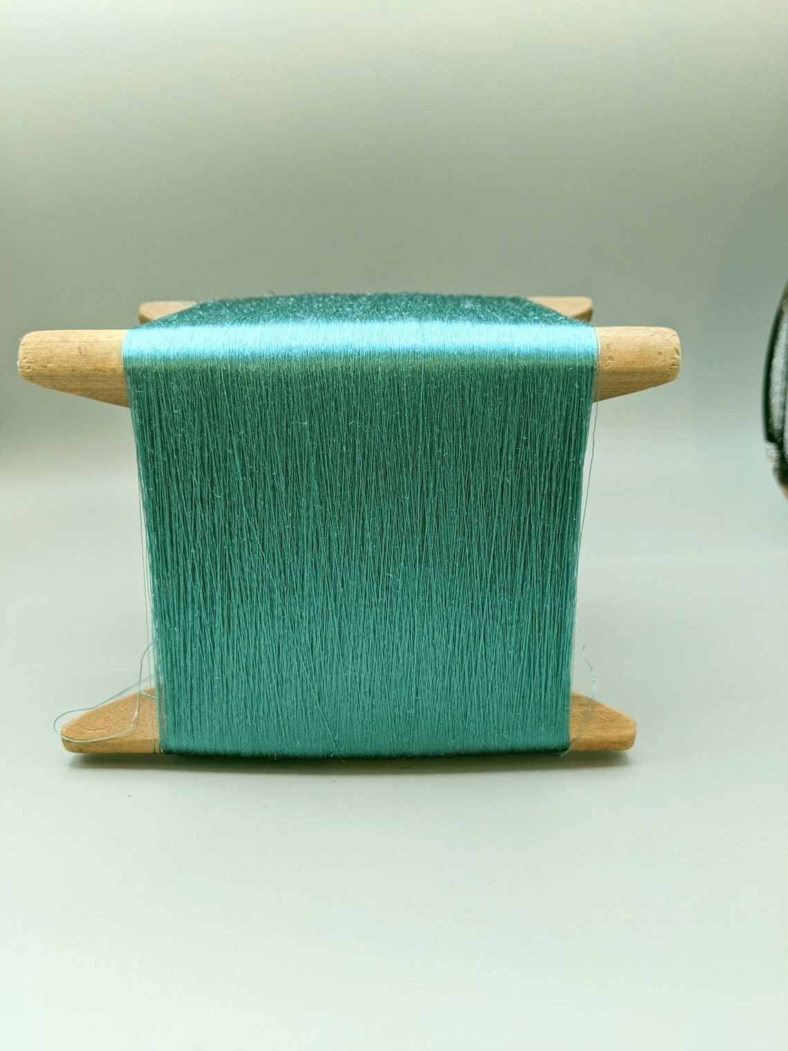 Vintage Wooden Spool - Japanese With Original Silk - Crafts Spool ...