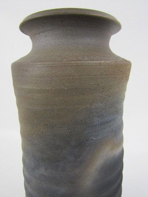 Echizen-ware Flower Vase Signed by Artist - Includes Original Paperwork ...