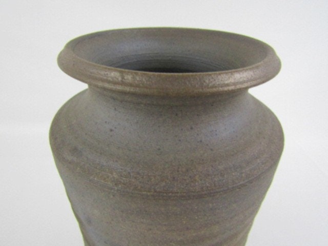 Echizen-ware Flower Vase Signed by Artist - Includes Original Paperwork ...