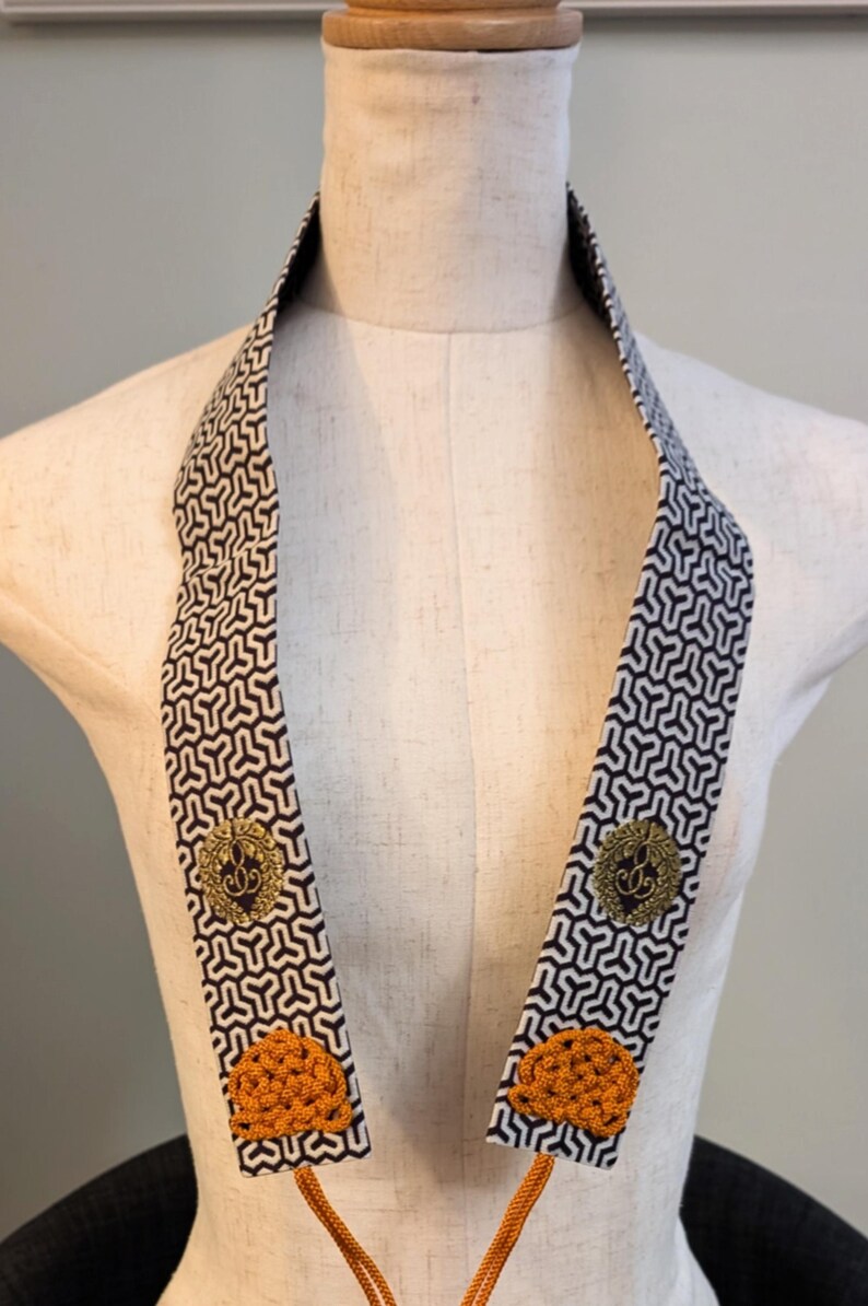 Vintage Kinran Brocade Wagesa: Japanese Buddhist Stole, Hongan-ji ...