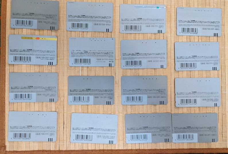 Japanese terehon Kaado Used Telephone Cards From - Etsy UK