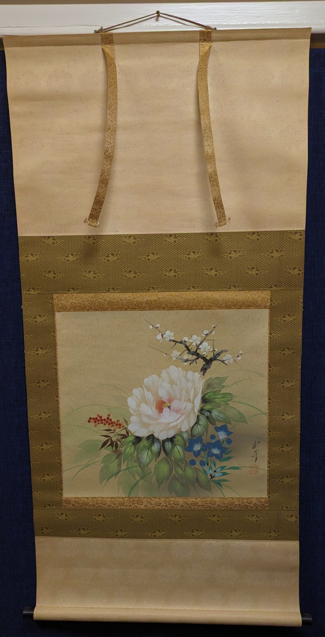 Vintage Japanese Scroll - Scroll Painting - Wall Hanging Scroll - Types ...