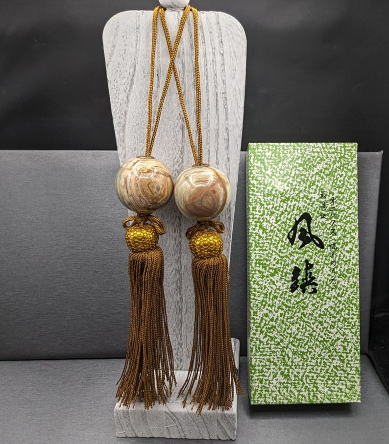 Scroll Weights Japanese Fuchin Weighted Pair of Japanese Handcrafted ...
