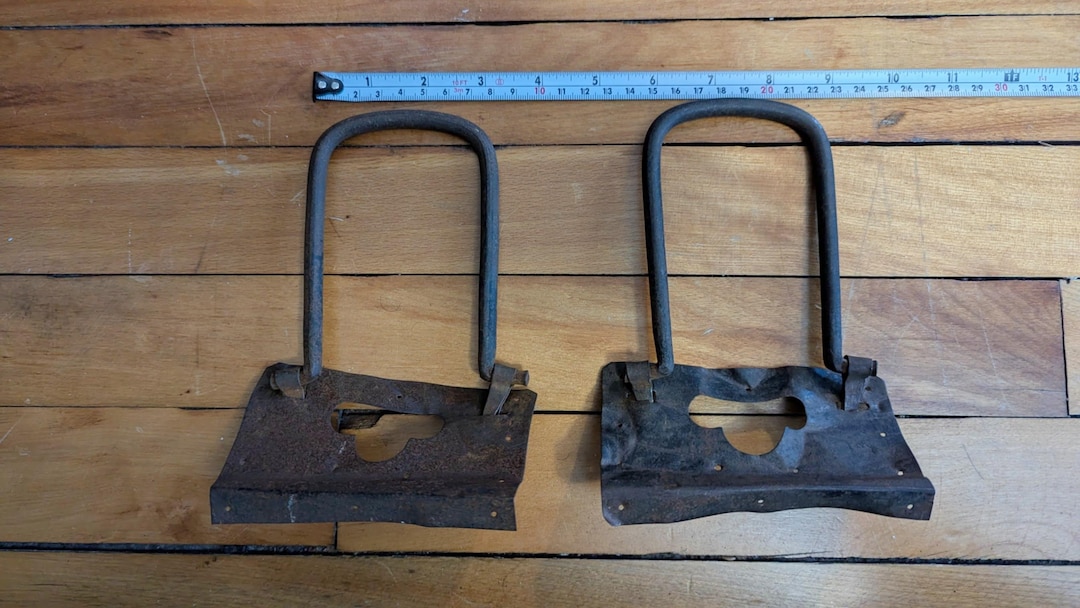 Tansu Parts - Handmade Antique Japanese Tansu Handles - Pair With Pins ...