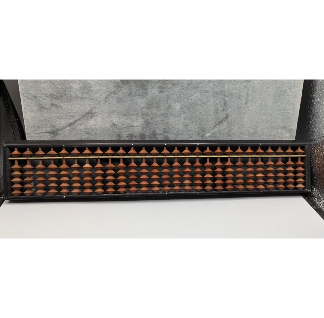 Japanese Abacus - Accounting Tool - Japanese Soroban Wooden Abacus 27x1 Rows - Vintage Abacus - Etsy