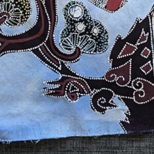 Wall Art - Batik Wall Hanging From the 1990s - Authentic Indonesian ...