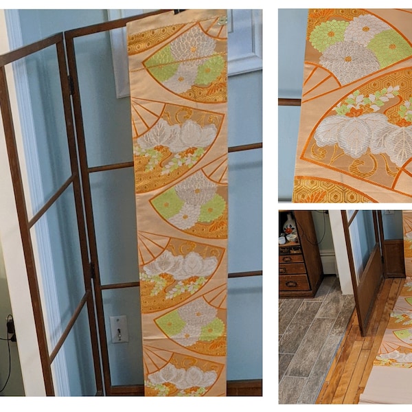 Japanese Obi Wall Art - Etsy