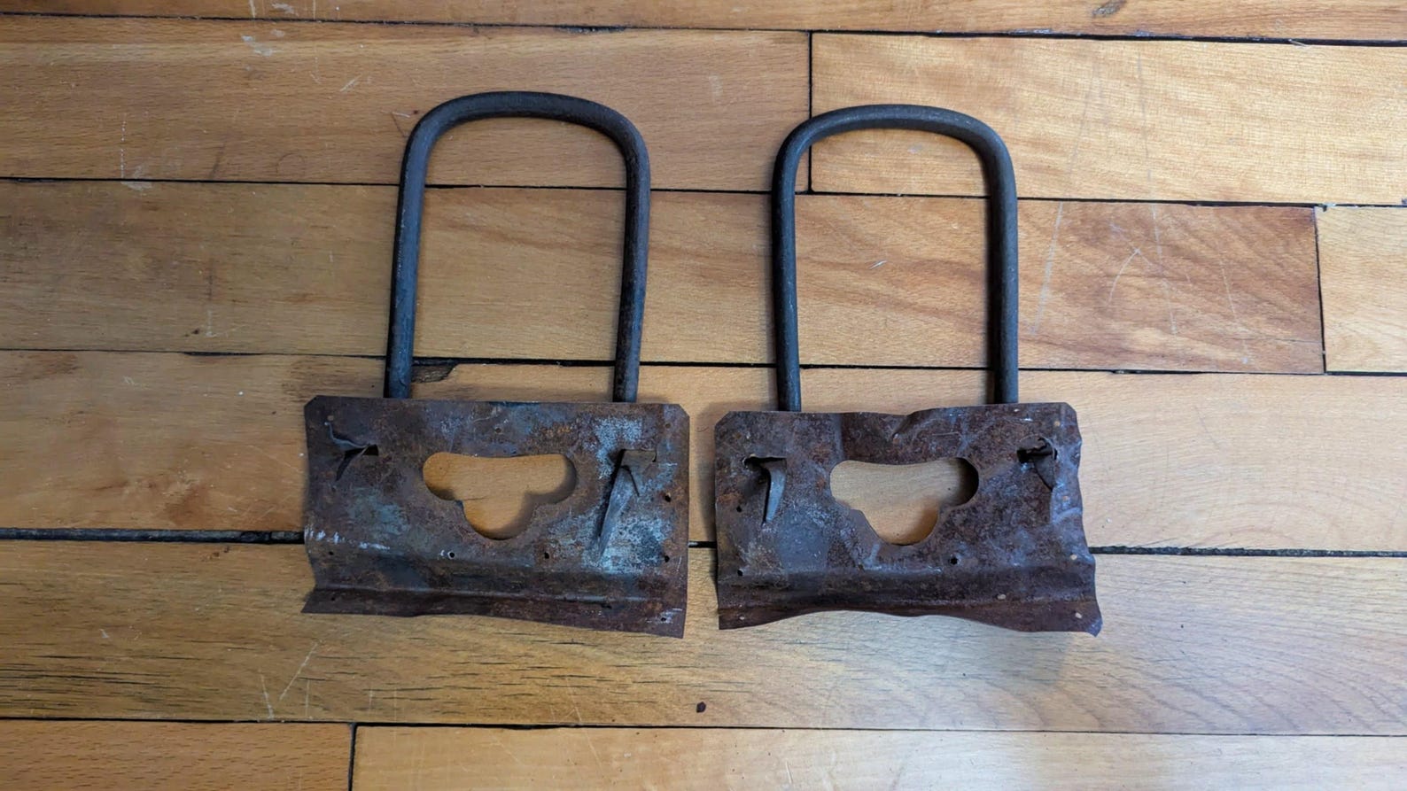 Tansu Parts - Handmade Antique Japanese Tansu Handles - Pair With Pins ...