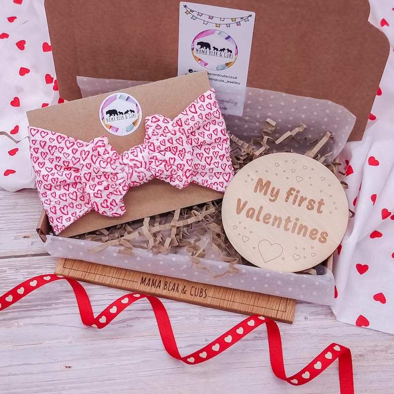 Valentines Baby Headband | Valentines Heart Bow | Baby Bow Bundle ...