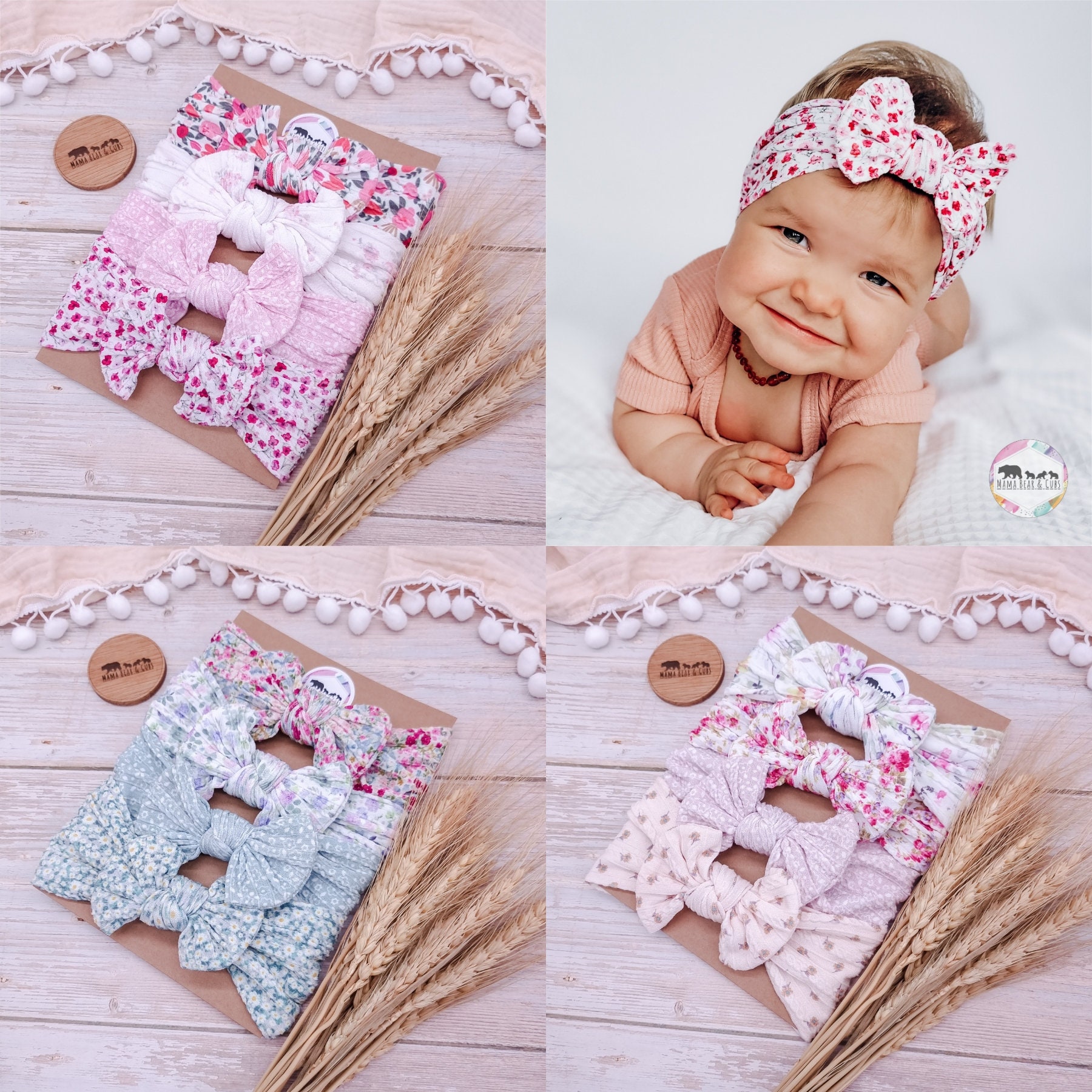 Baby Headband Bow Box Bundle | Baby Bows | Baby Headband | Toddler Bows ...