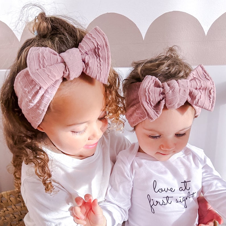 Big Bow Baby Headband | Large Bow Girls Headwrap | Oversized Topknot ...
