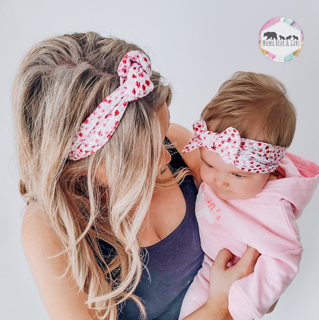 Mom & Baby Matching Headband Mom and Baby Matching Bows Hairband Mummy ...