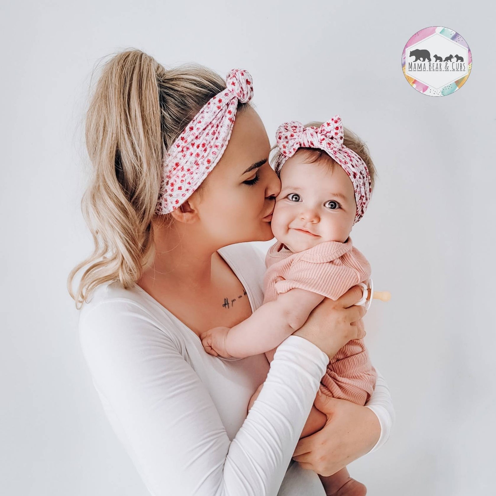 Mom & Baby Matching Headband Mom and Baby Matching Bows Hairband Mummy ...