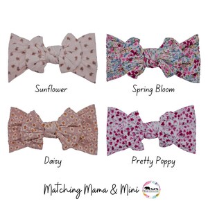 Mom & Baby Matching Headband Mom and Baby Matching Bows - Etsy