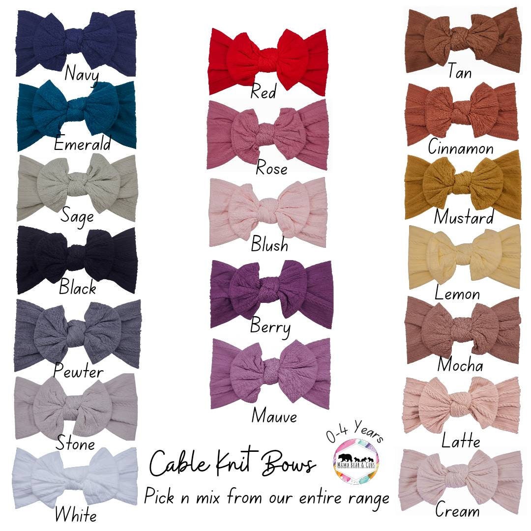 Big Bow Baby Headband | Large Bow Girls Headwrap | Oversized Topknot ...
