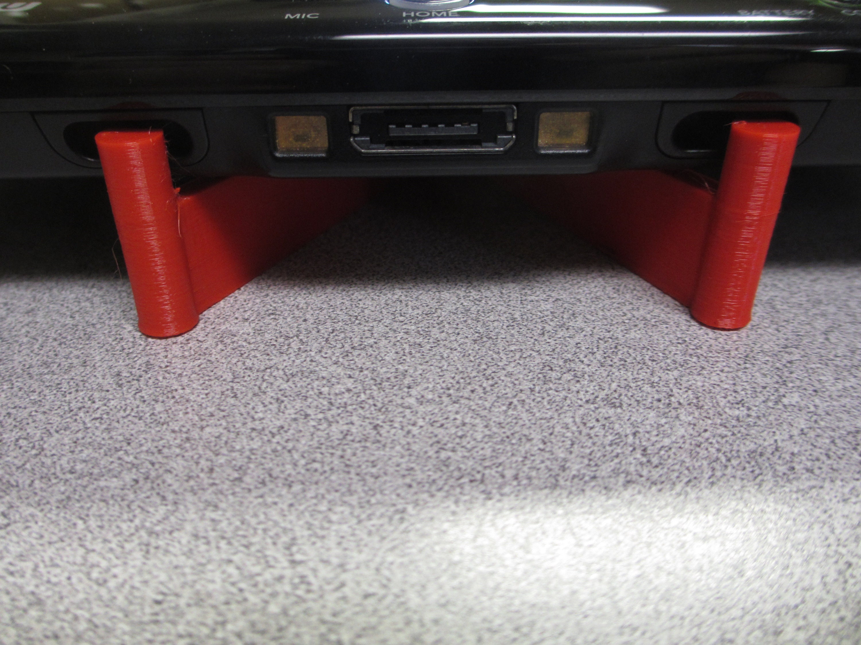 3D Printed Horizontal Game Pad Holder for Nintendo Wii Party U Game Pad ...