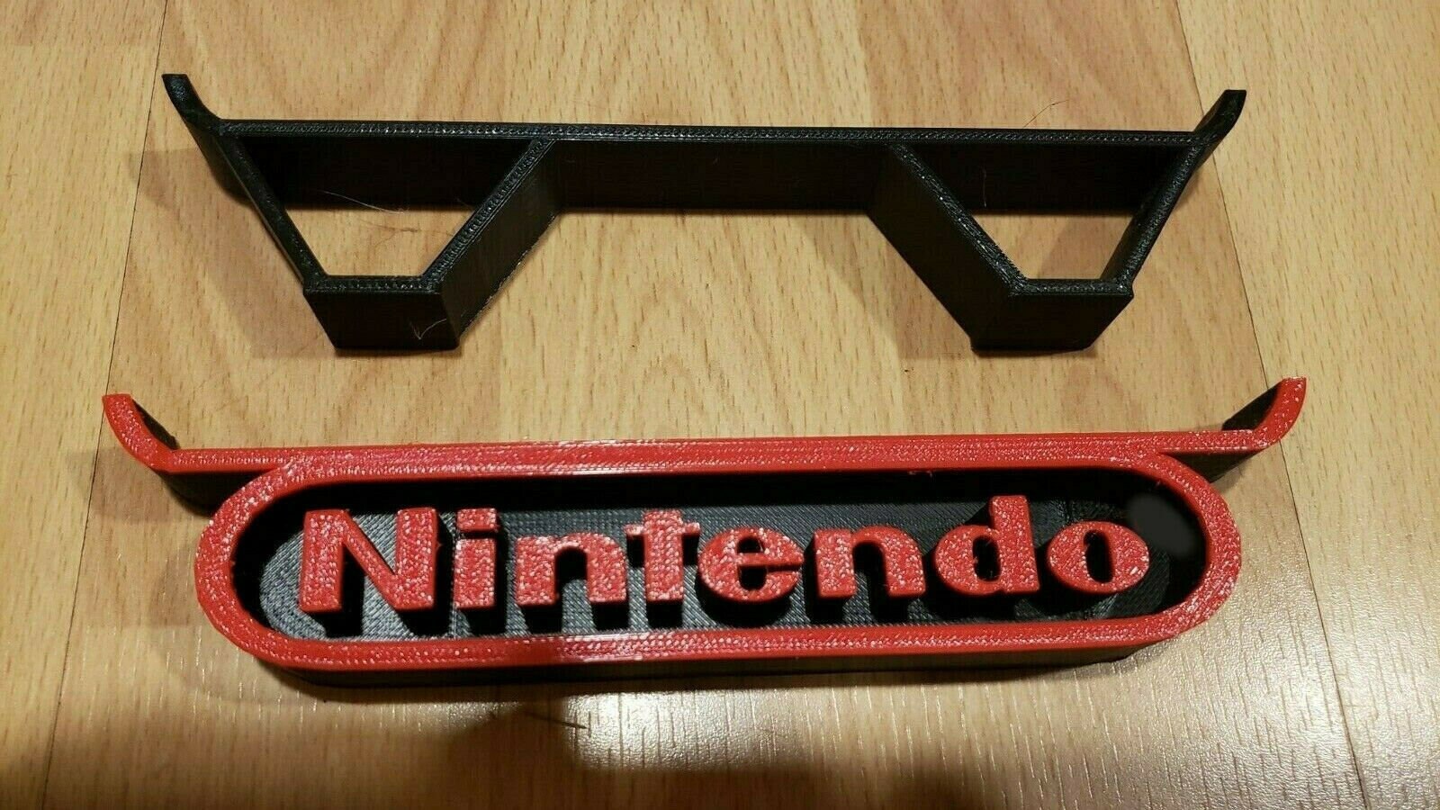 Nintendo Wii U Horizontal Display Stand With Nintendo Logo 3D Printed ...