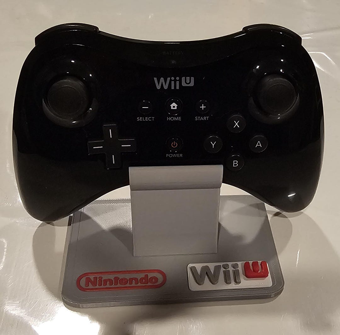3D Printed Nintendo Wii U Pro Controller Display Stand - Etsy