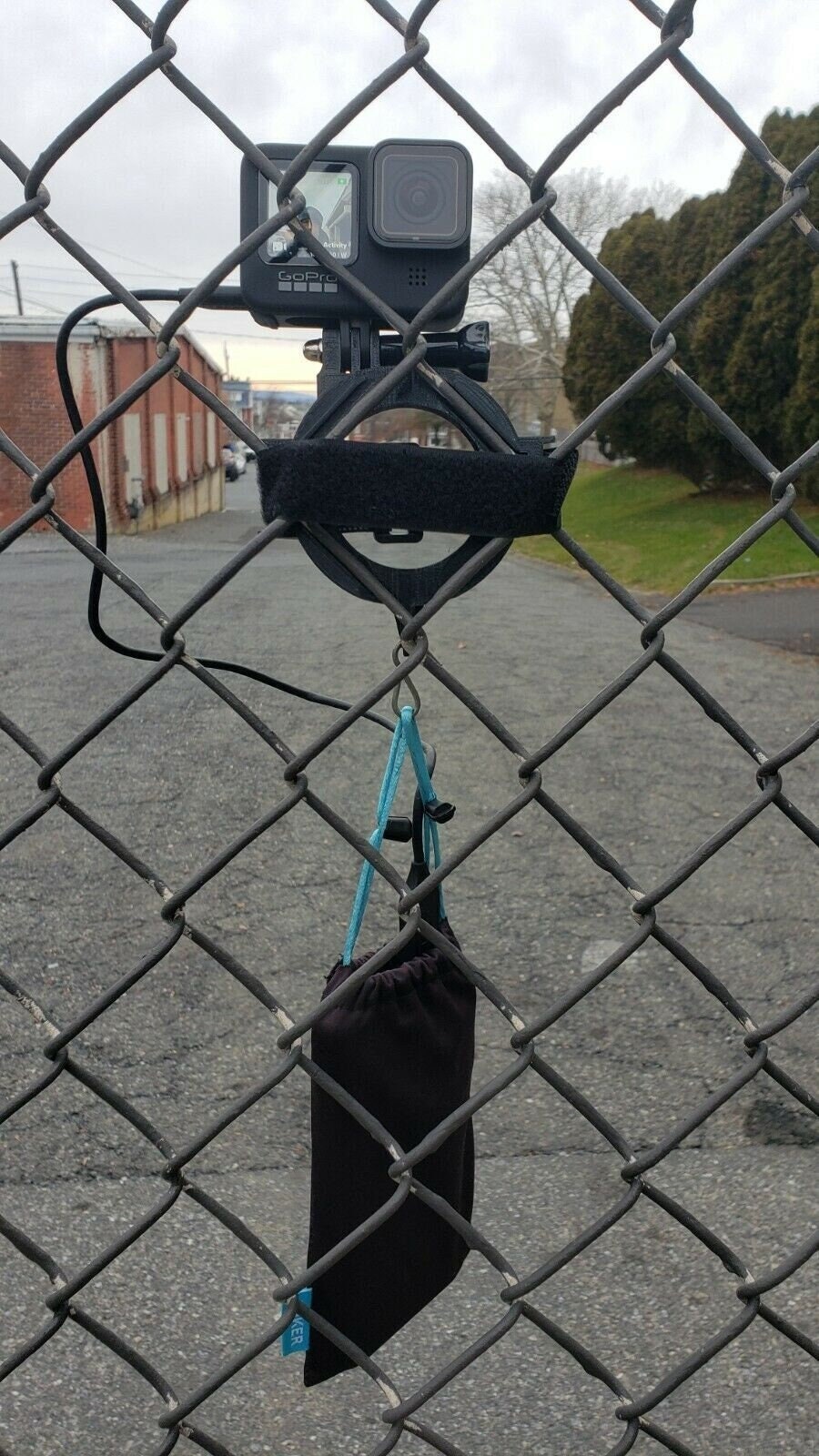 Universal Gopro Hero Chain Link Fence Mount 3D Printed NO Fence in ...