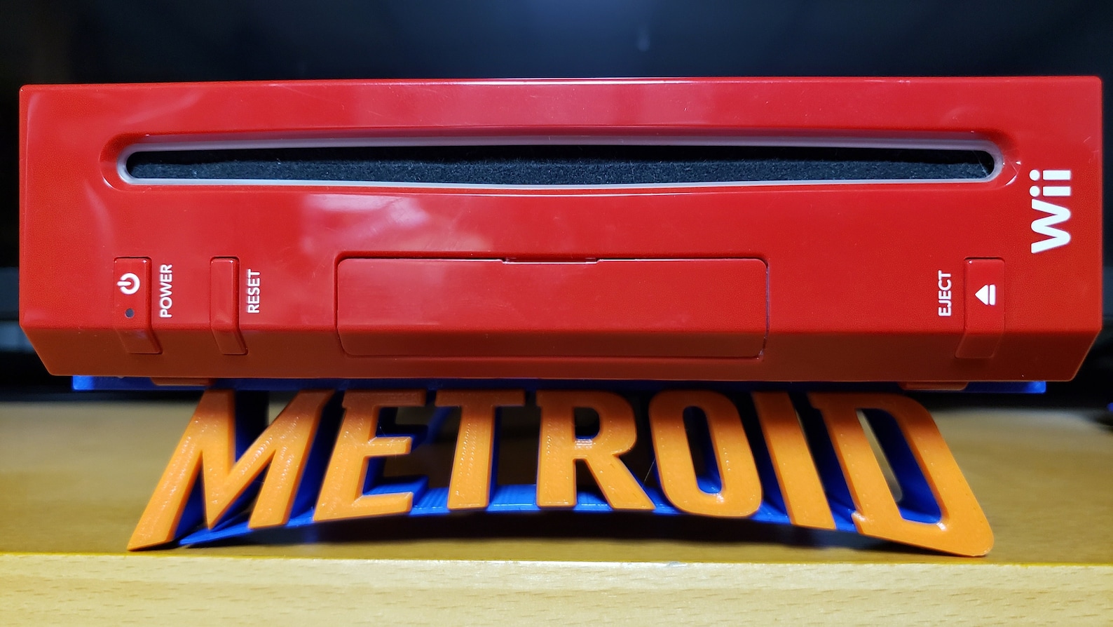 Nintendo Original Wii Horizontal Display Stand With Metroid Text Logo ...