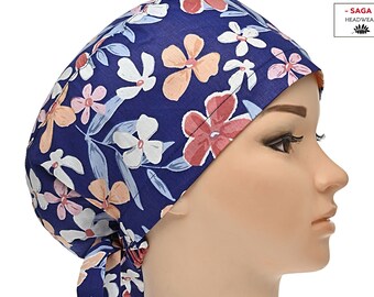 Floral Surgical Cap Scrub Caps for Women Nurse Bonnet With - Etsy