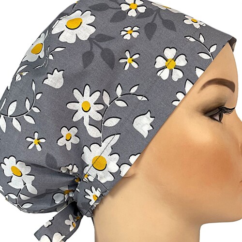 Surgical Bonnet Scrub Caps for Women Nurse Hat Euro With - Etsy