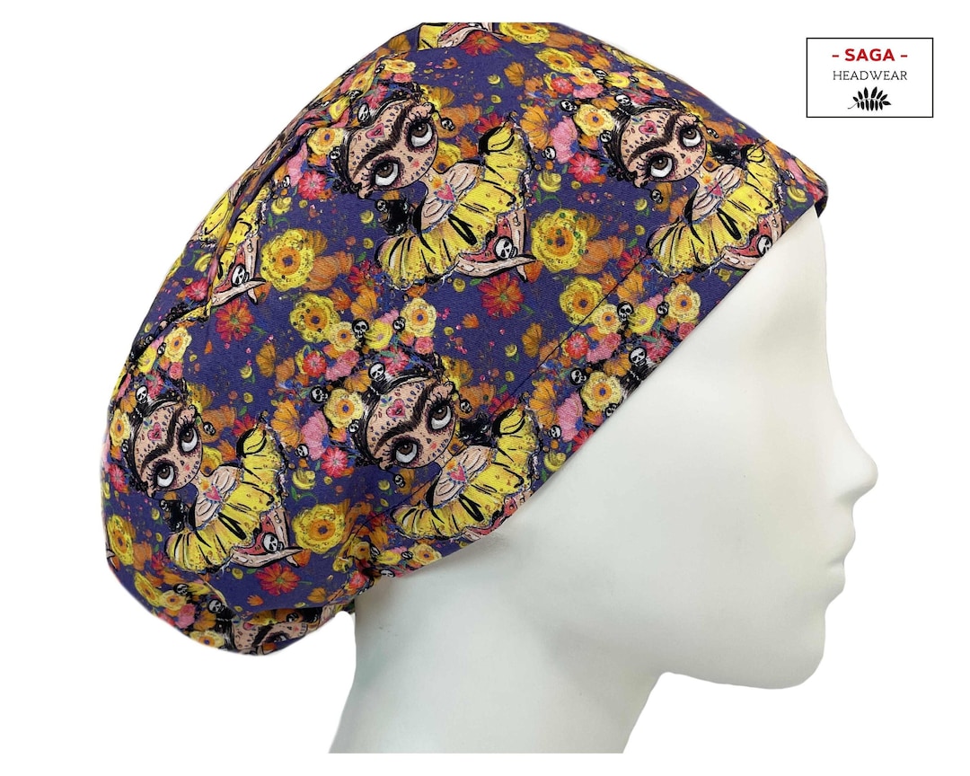 Floral Surgical Bonnet, Scrub Caps for Women, Surgery Hat, Nurse Cap - Etsy