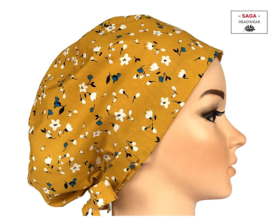 Scrub Caps for Women Euro Scrub Hats Nurse Cap for Long - Etsy