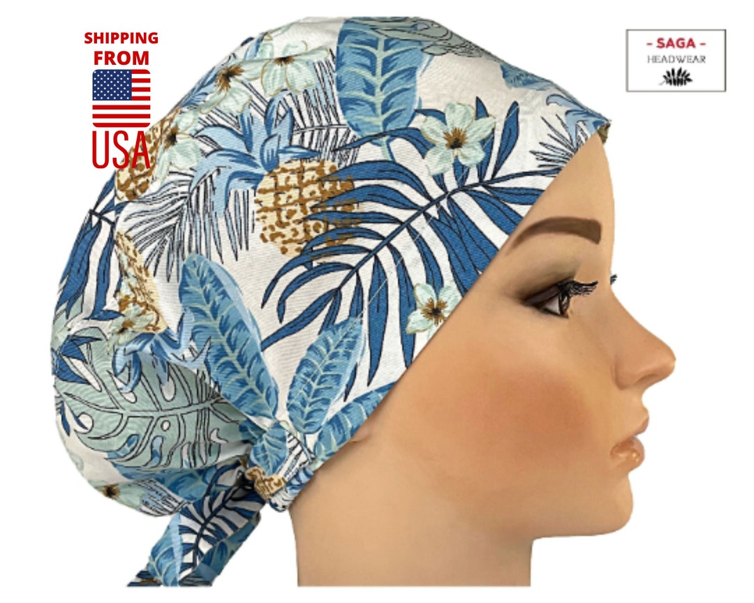 Surgical Scrub Caps for Women Surgery Floral Nurse Bonnet - Etsy