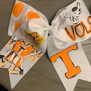 LOCAL PICKUP Hand Painted Team Sprit Bows - Etsy