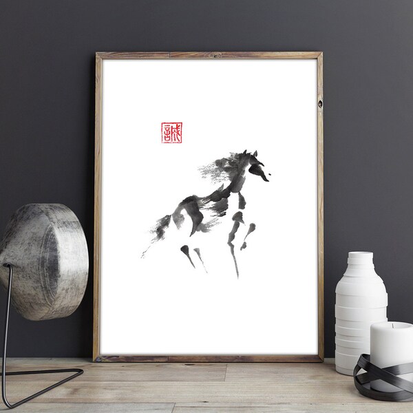 Sumi E Art - Etsy