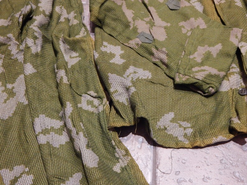 Light Green Camouflage Suit Kzs Berezka Dubok Ussr Camo Meshy Etsy