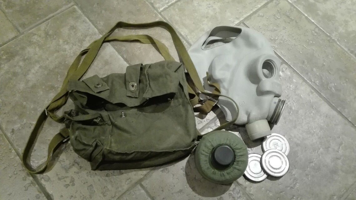 Vintage Soviet Russian USSR Military PMG Gas Mask with | Etsy