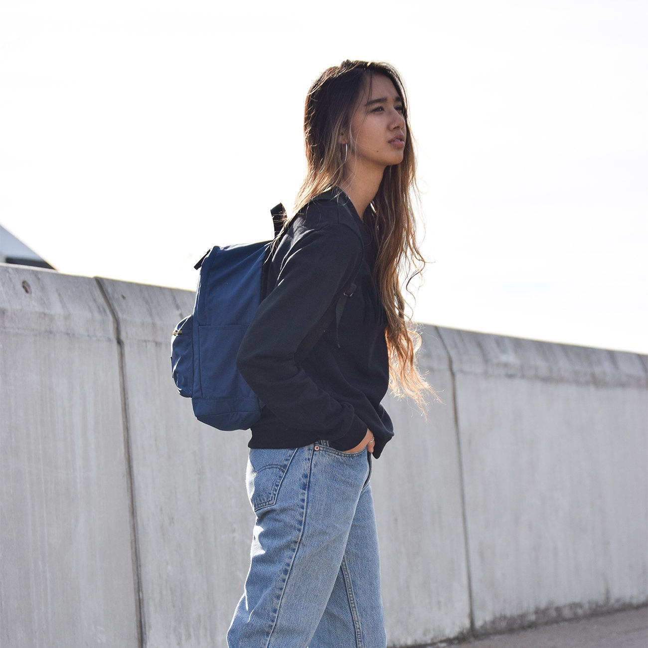 Madness Navy Nylon Backpack - Etsy